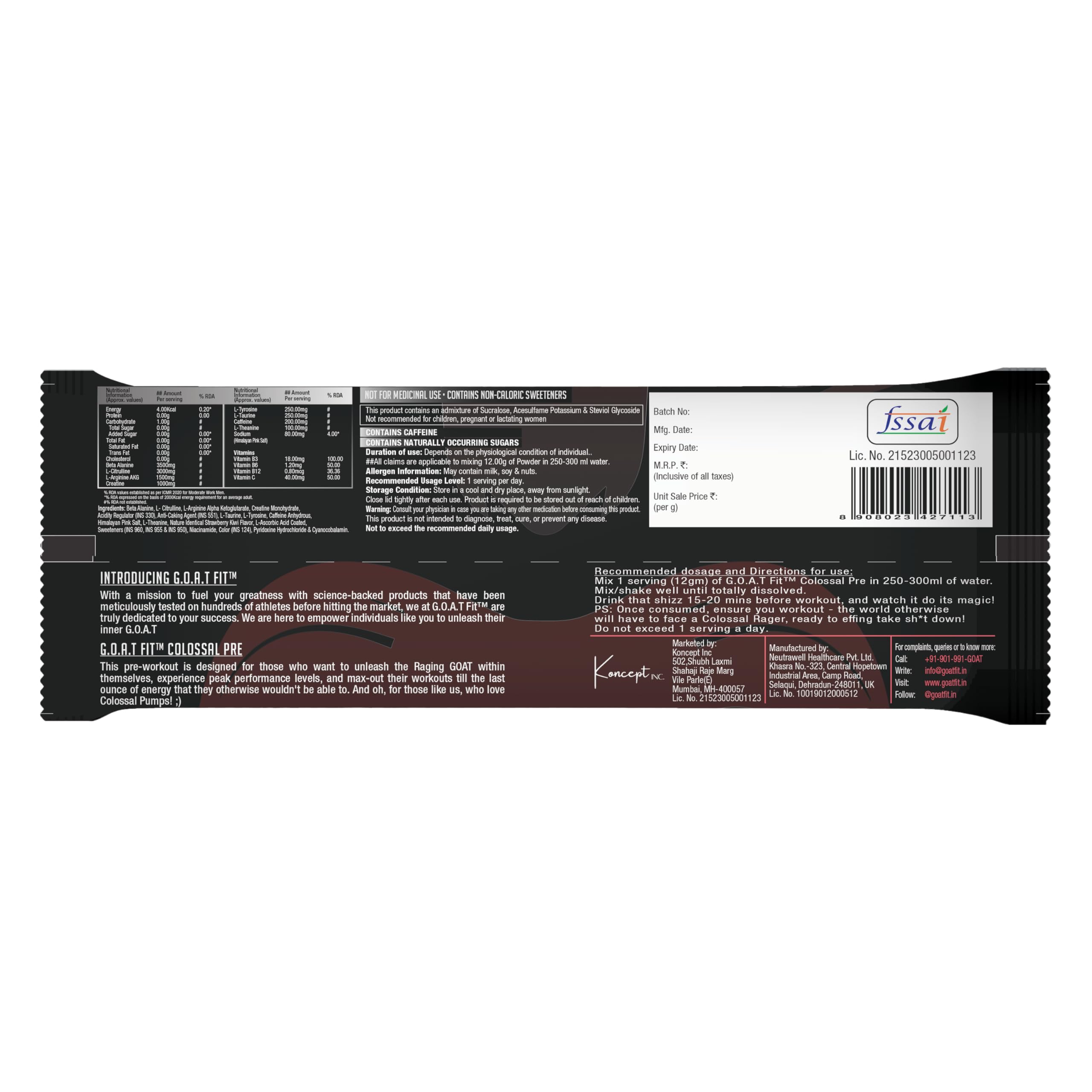 energy boost pre workout powder