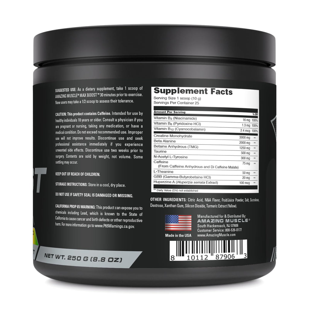 energy boost pre-workout powder