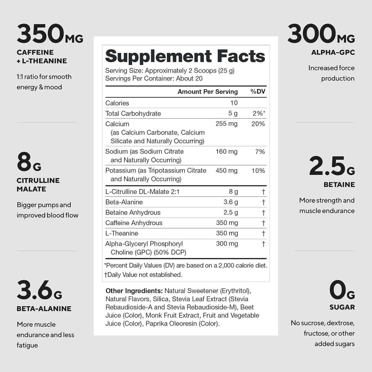 energy boost pre-workout supplement