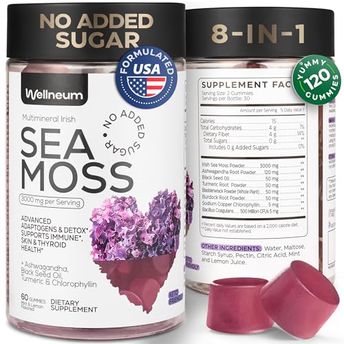 Energy boost sea moss supplements