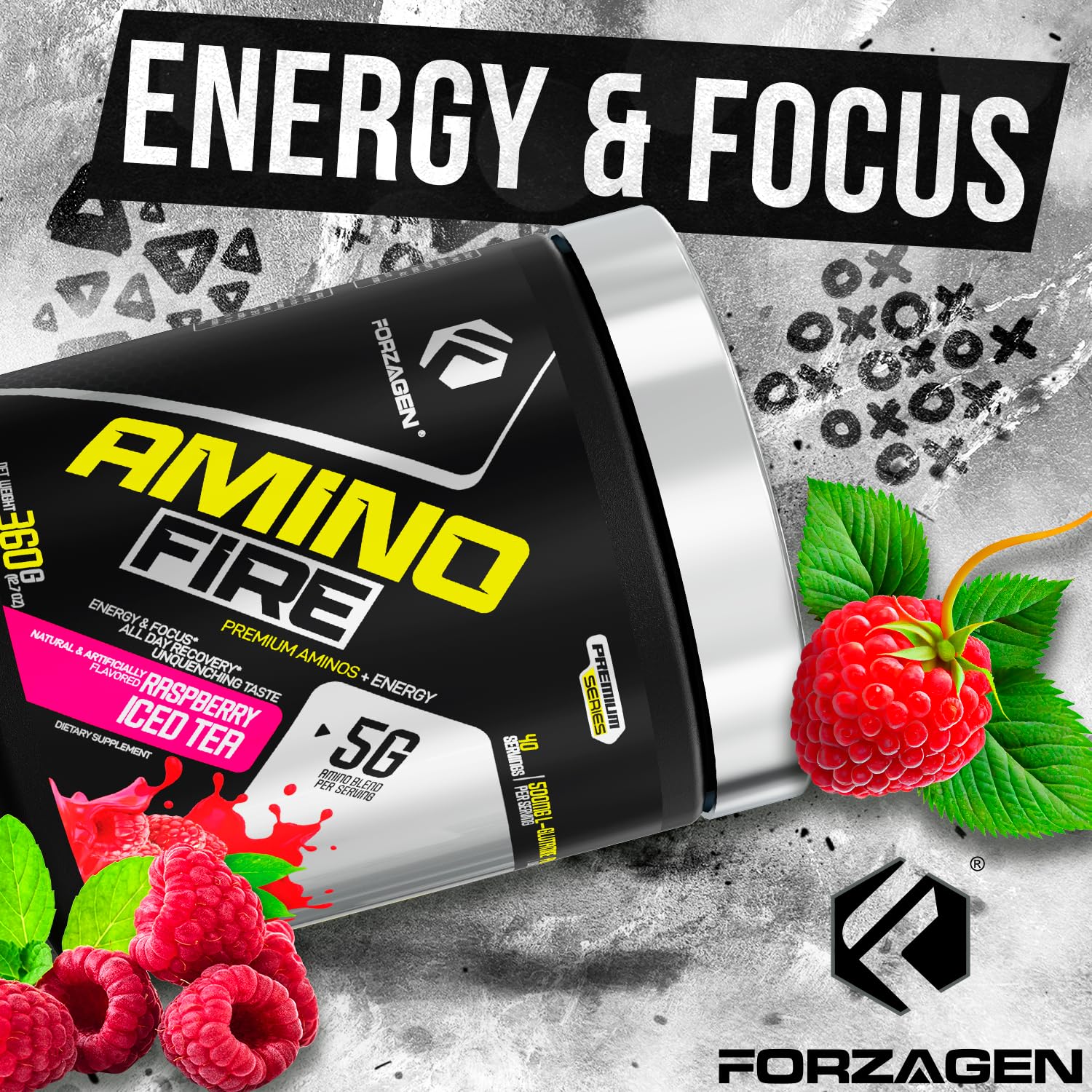 Energy boost with BCAA powder