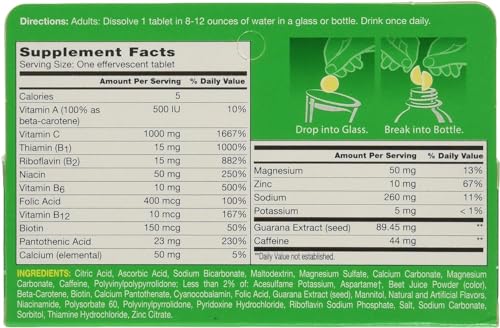 energy boost with Berocca tablets