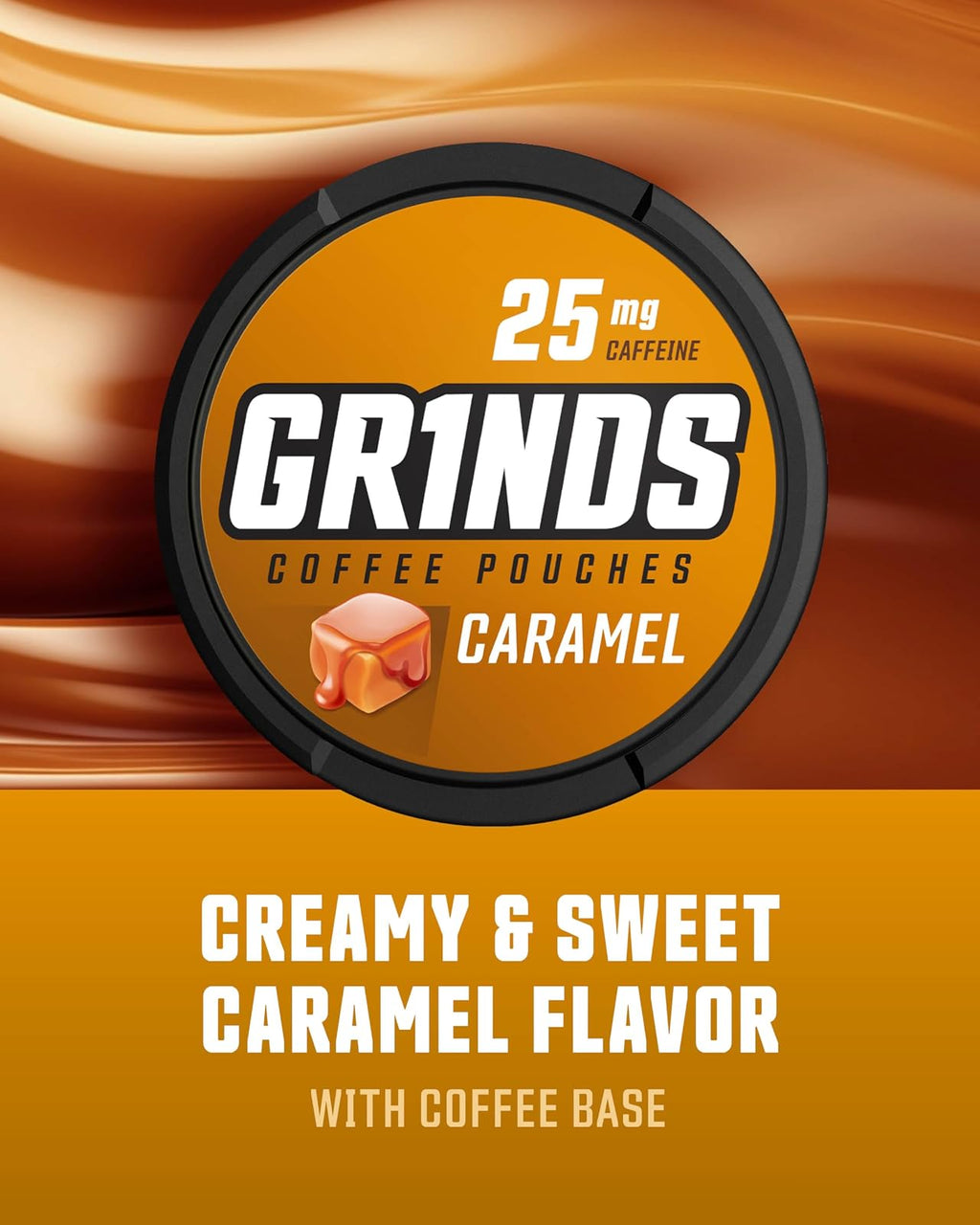 energy boost with caramel coffee pouches