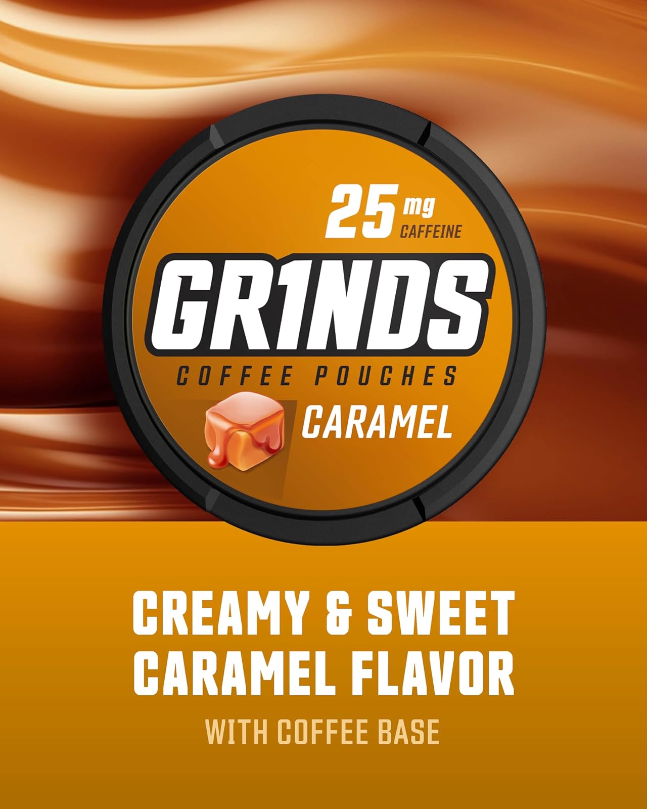energy boost with caramel coffee pouches