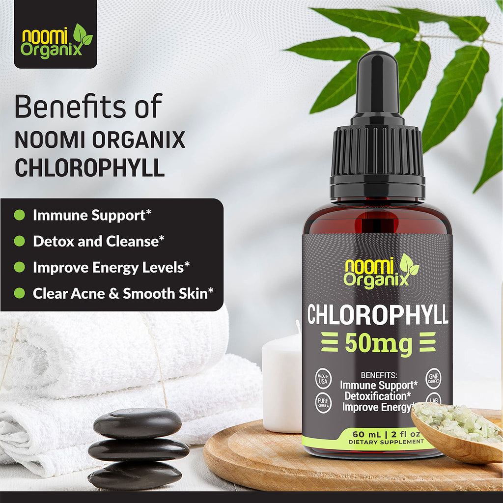 energy boost with chlorophyll drops
