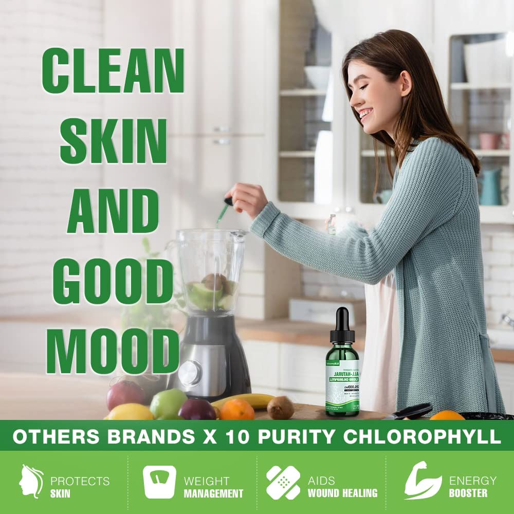 energy boost with chlorophyll supplement