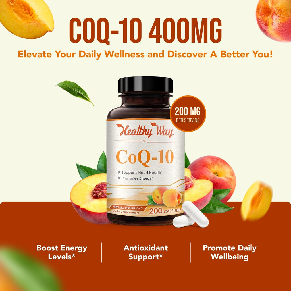 energy boost with coq10 capsules