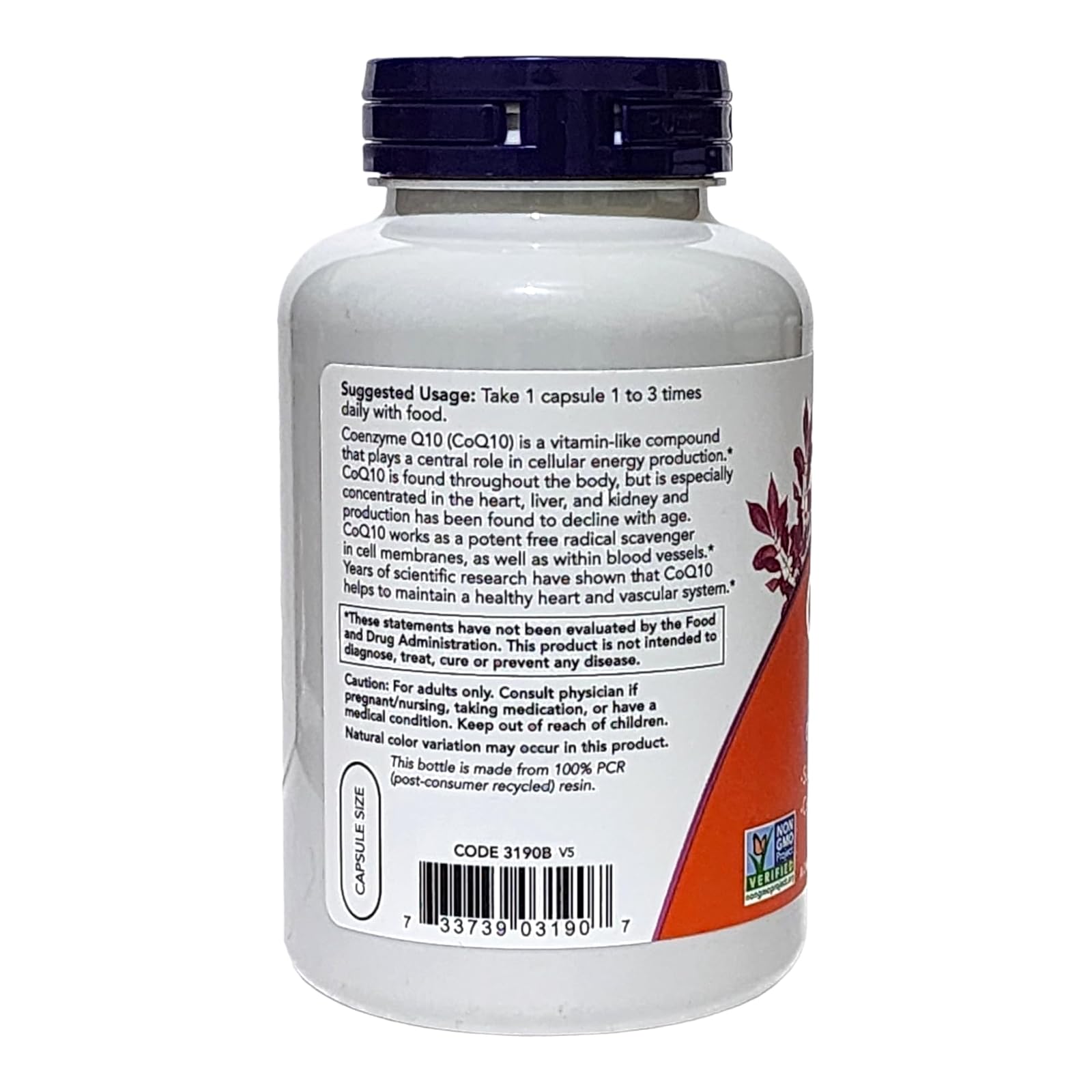 Energy boost with CoQ10 Vcaps