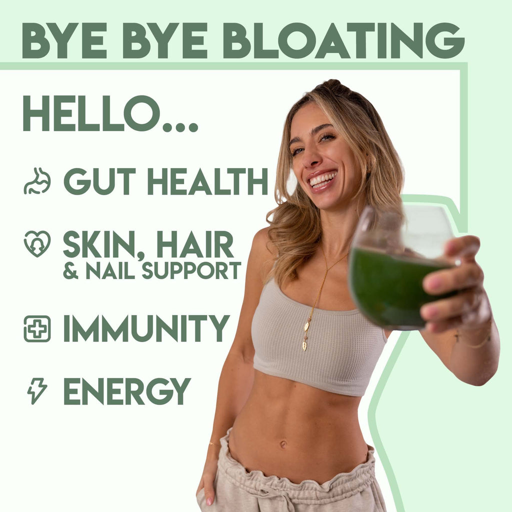 energy boost with daily greens powder