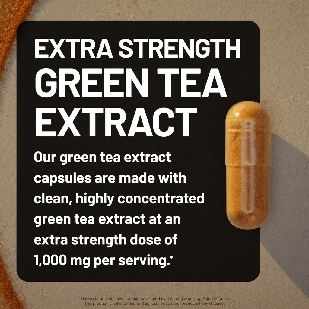 energy boost with green tea extract