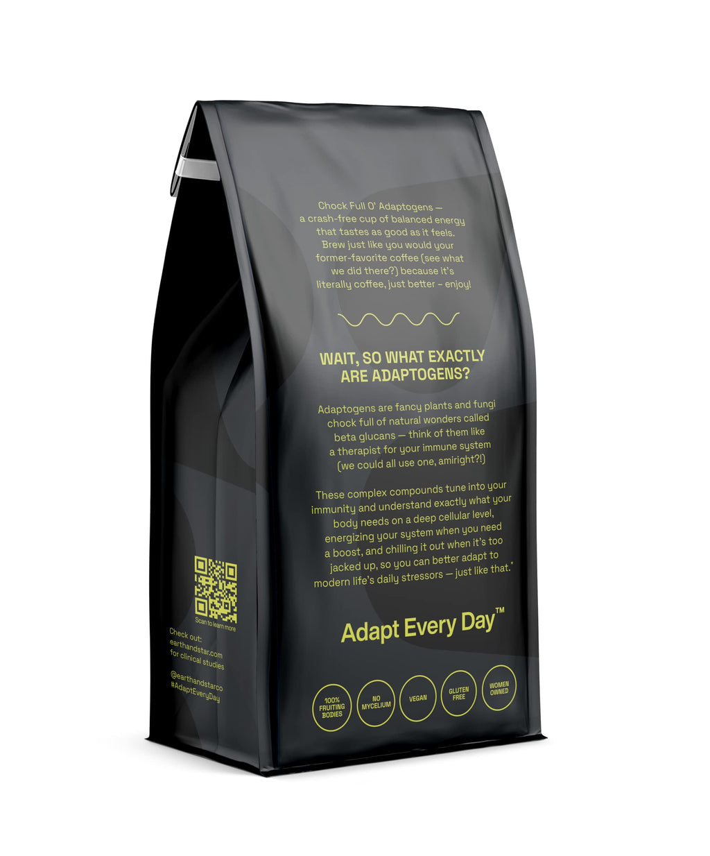 energy boost with mushroom coffee