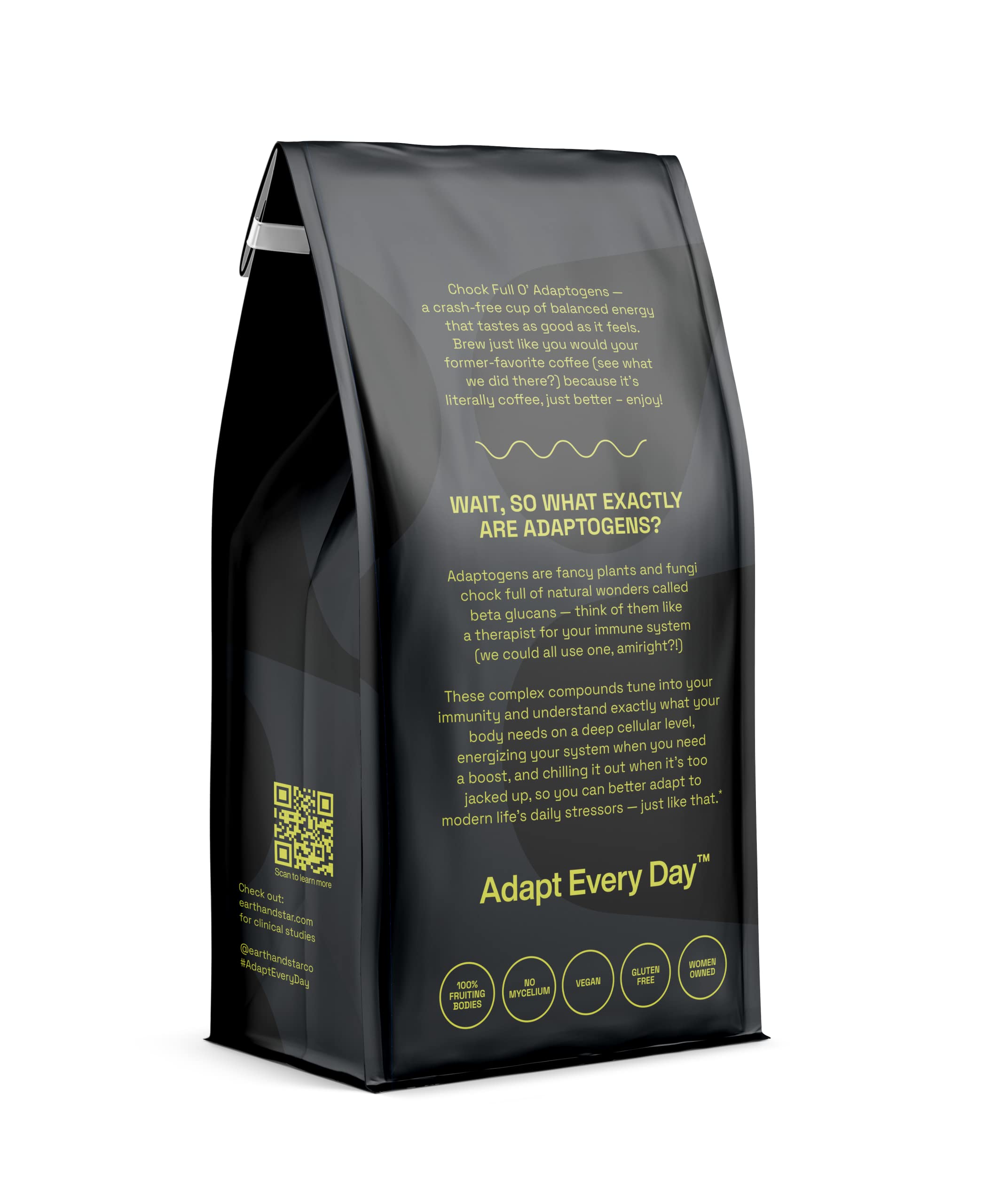 energy boost with mushroom coffee