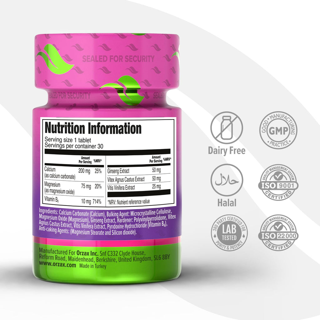 energy boost with ORZAX PMS support