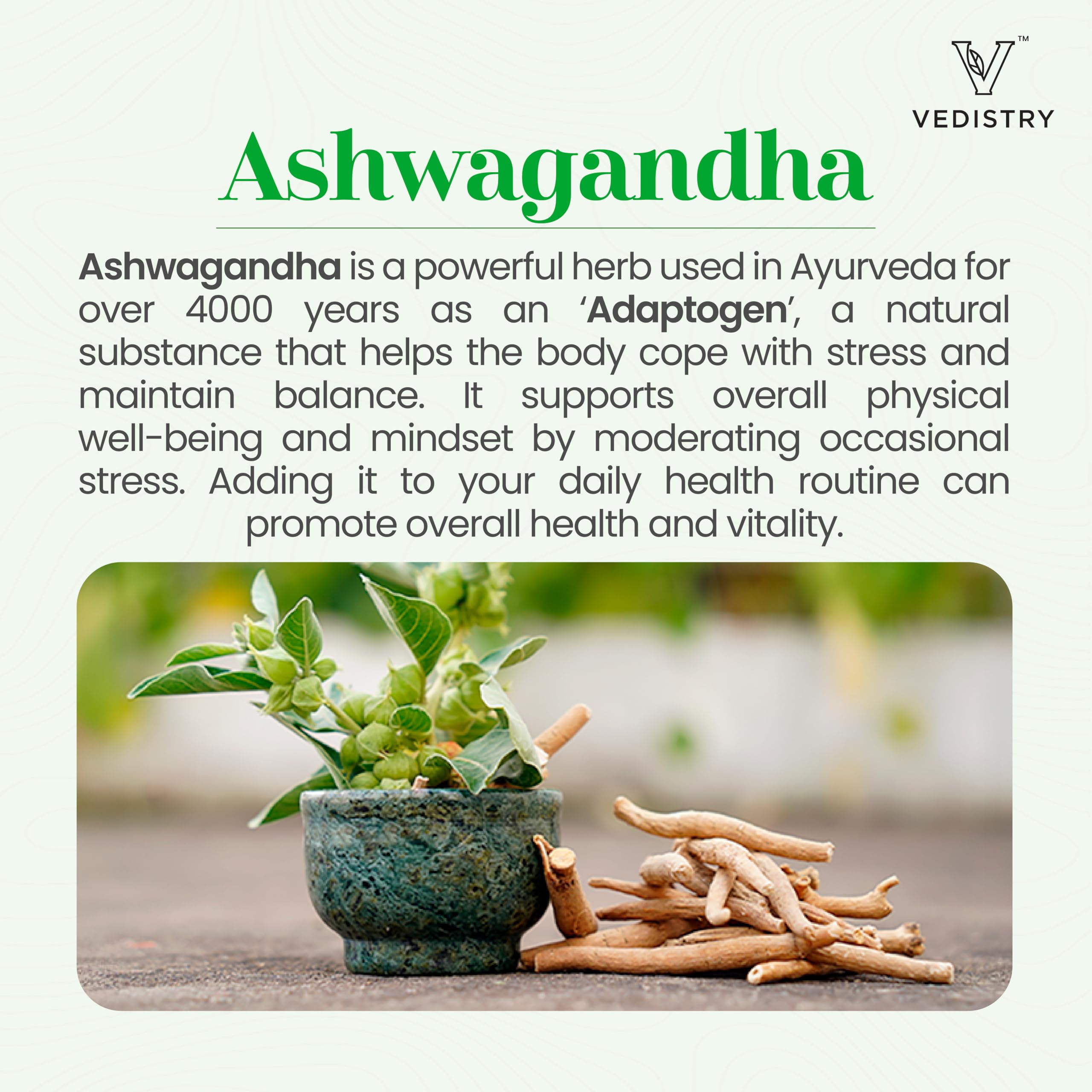 Energy boost with Vedistry ashwagandha