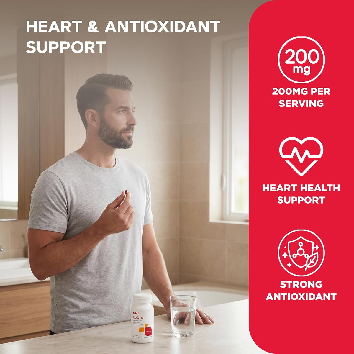 Energy booster CoQ10 supplement