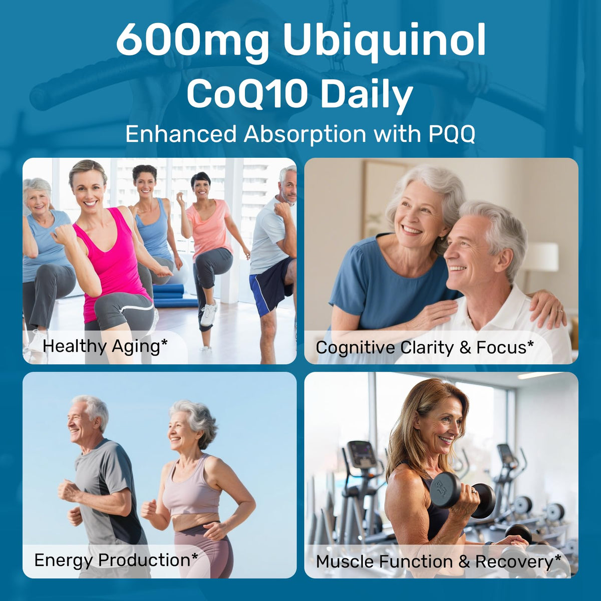 Energy booster Ubiquinol capsules