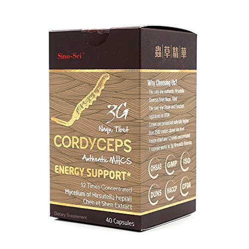 energy booster with Cordyceps mushrooms