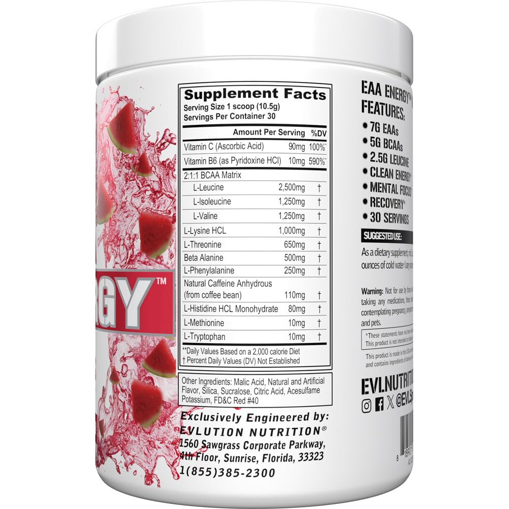 energy-boosting amino acids supplement