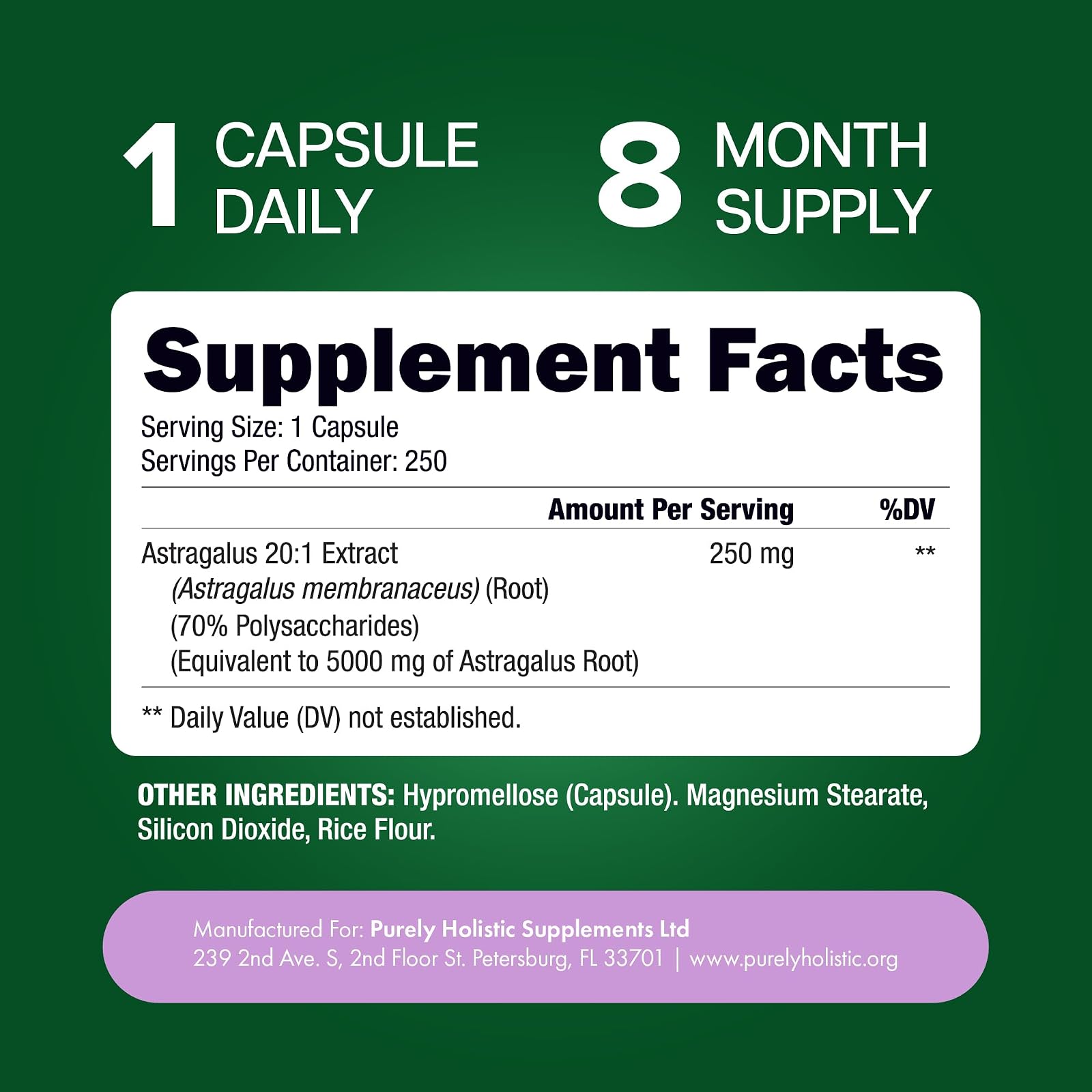energy boosting astragalus root supplement
