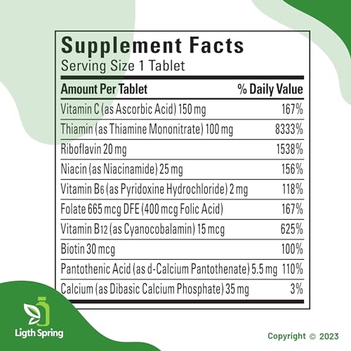 Energy boosting B-Complex tablets
