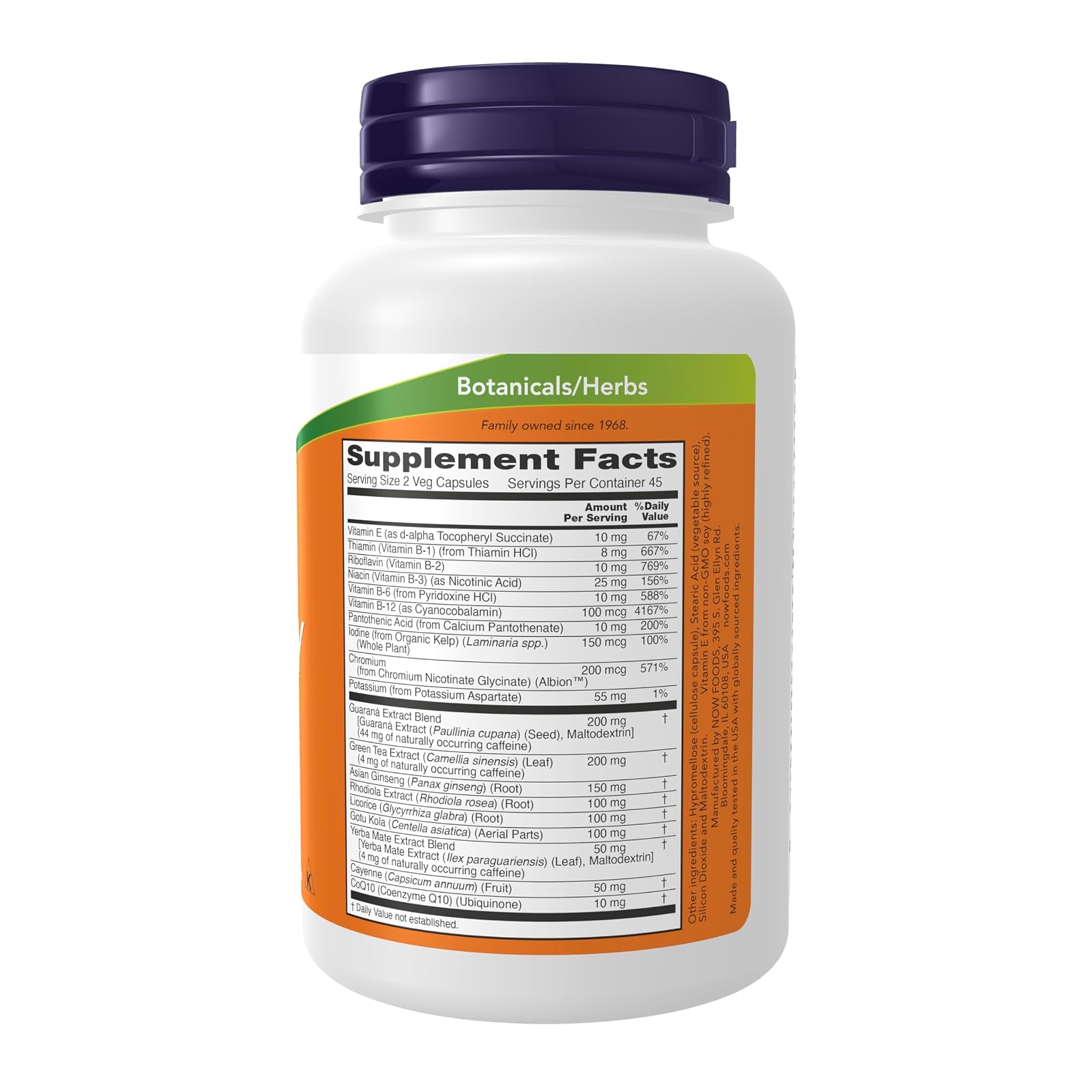energy-boosting B vitamins supplement