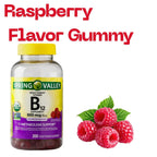 Energy boosting B12 raspberry gummies