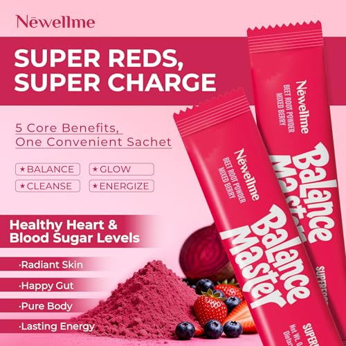 energy-boosting beet root powder packs
