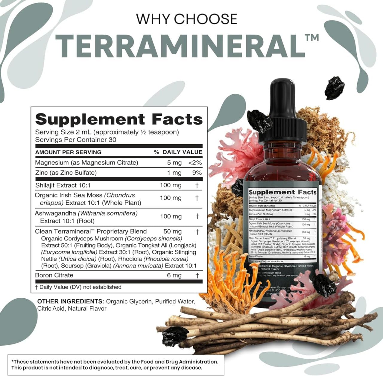 Energy-boosting blended vitamin drops