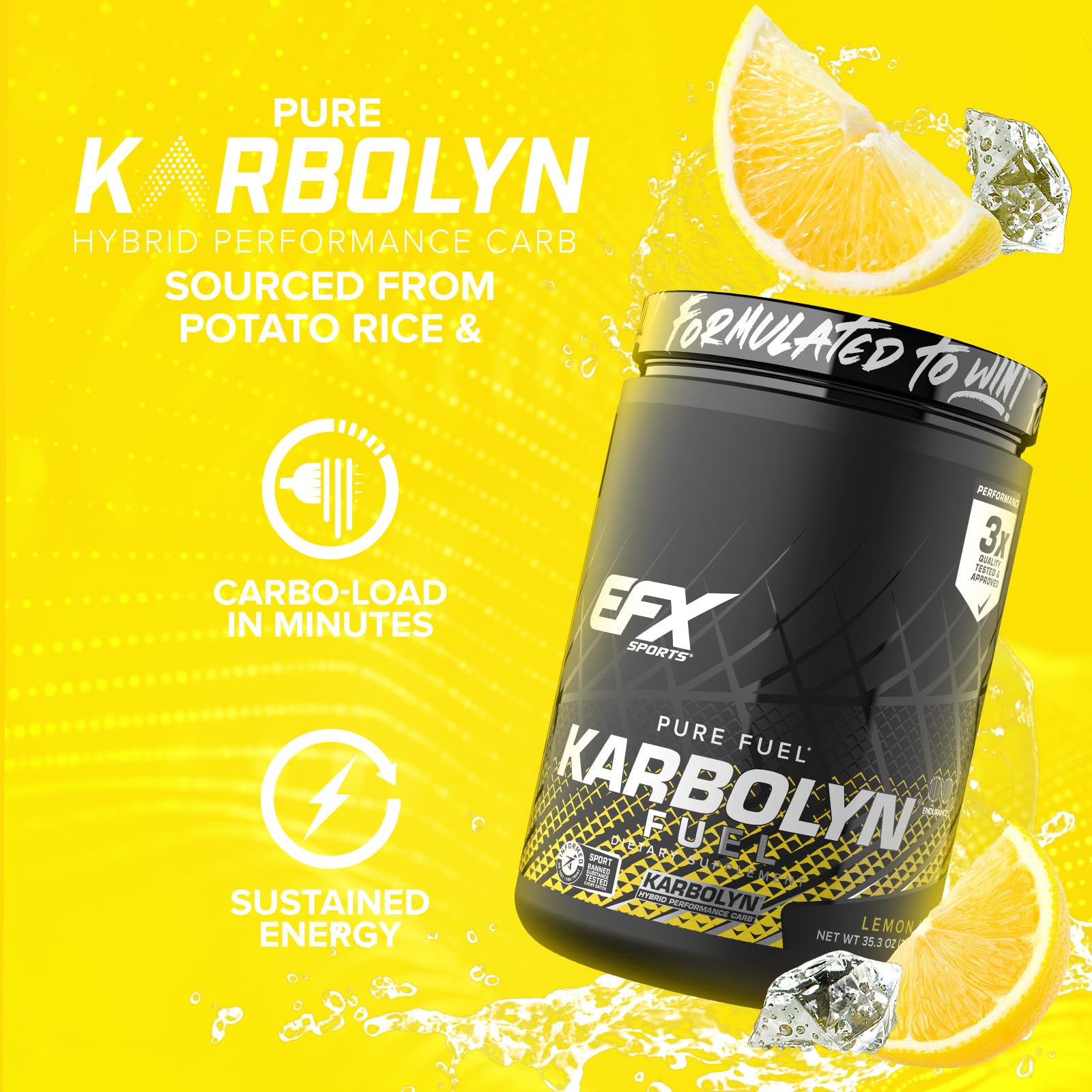energy-boosting carb powder