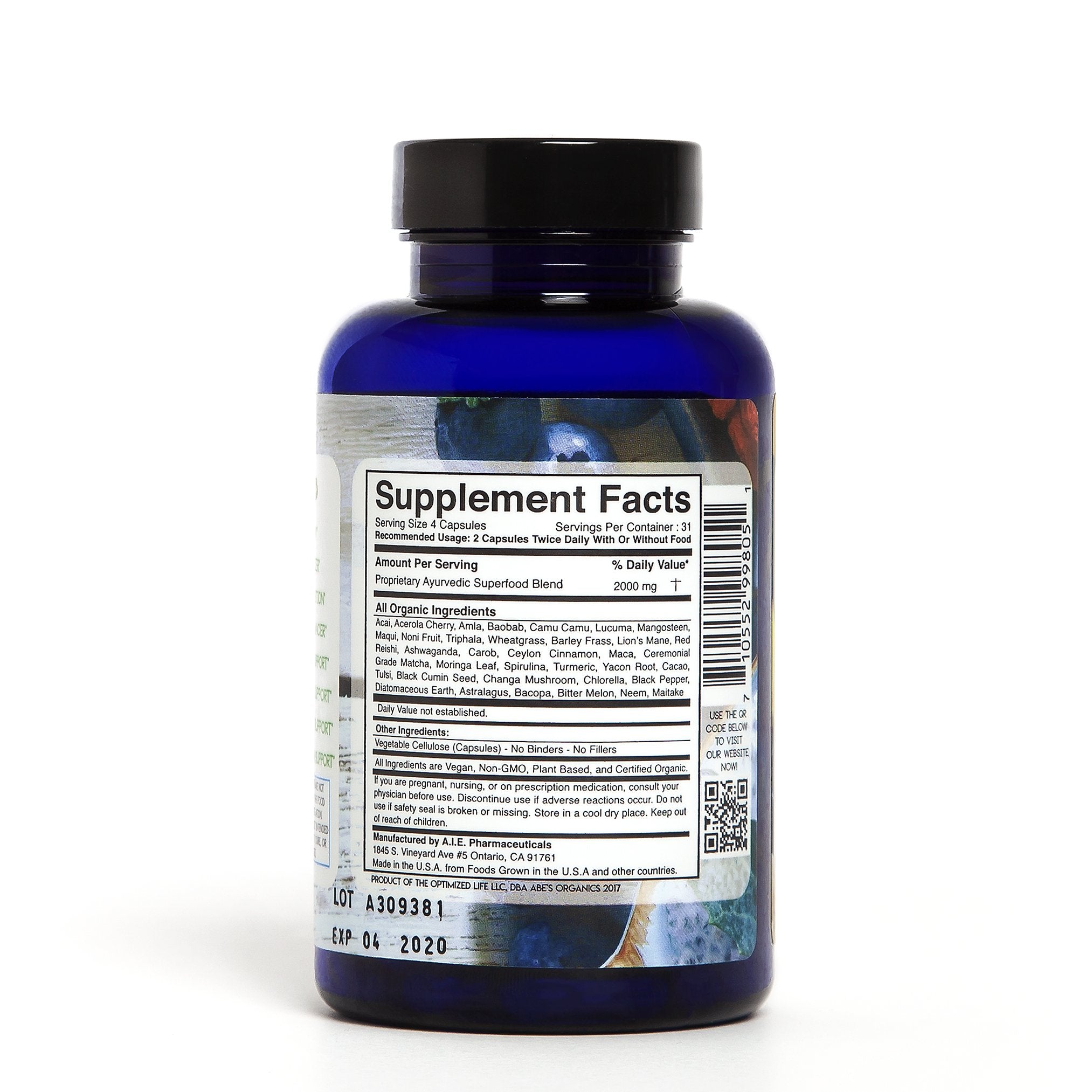 energy-boosting chlorella capsules