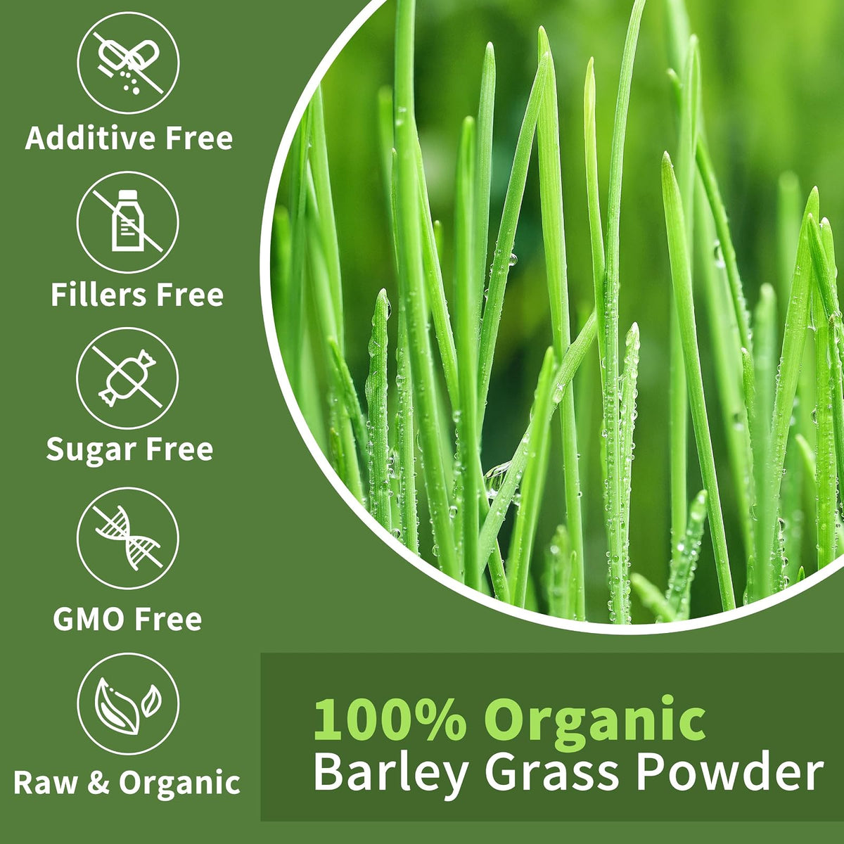energy-boosting chlorophyll drink mix