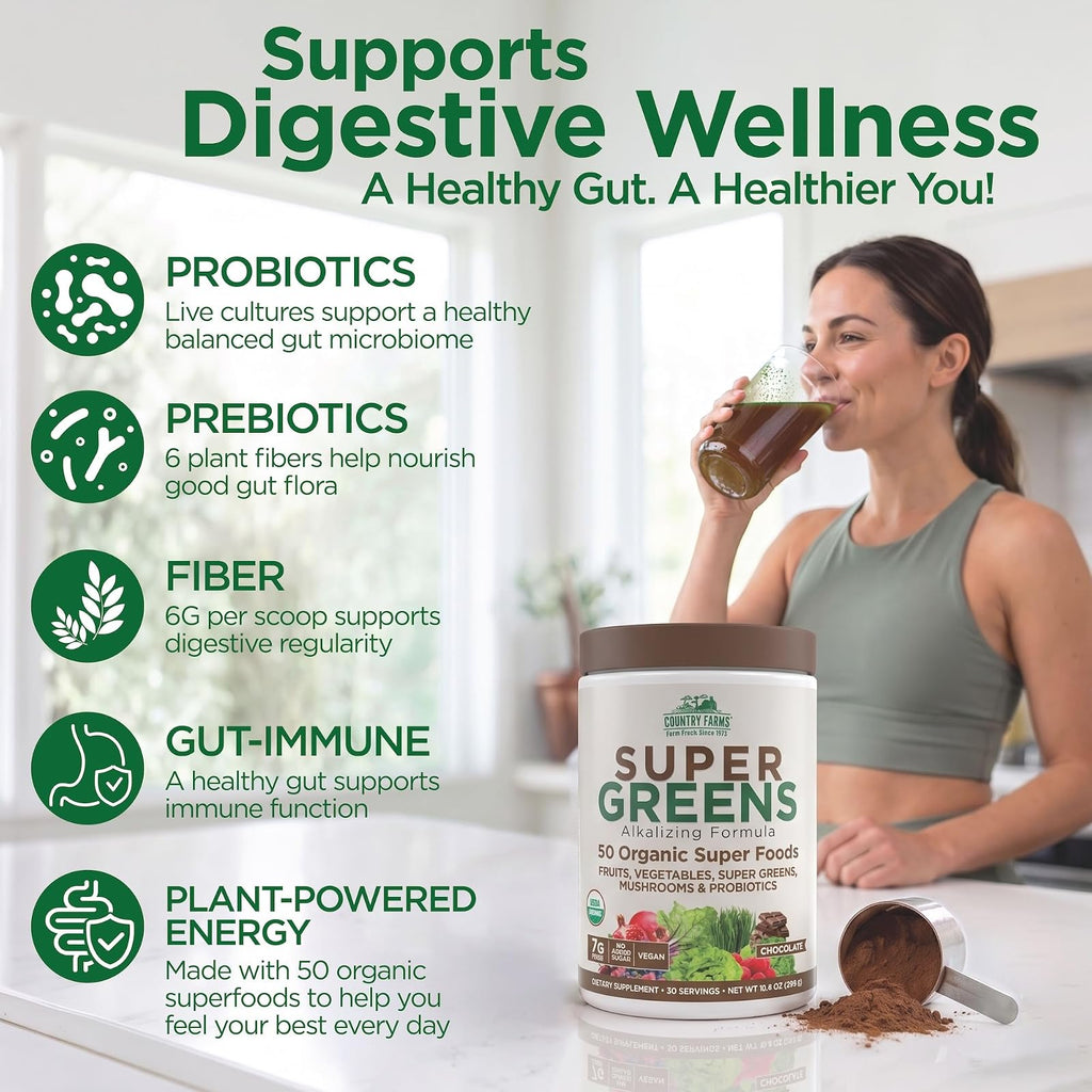 energy-boosting chocolate greens