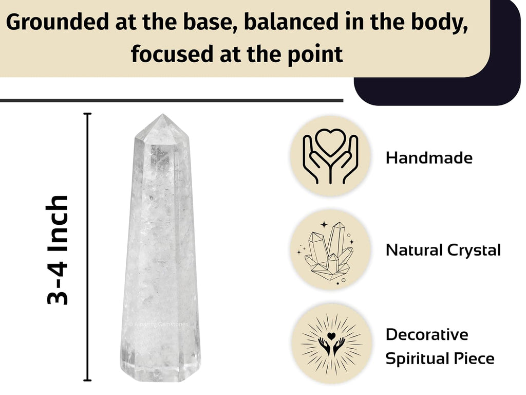 energy boosting clear quartz crystal