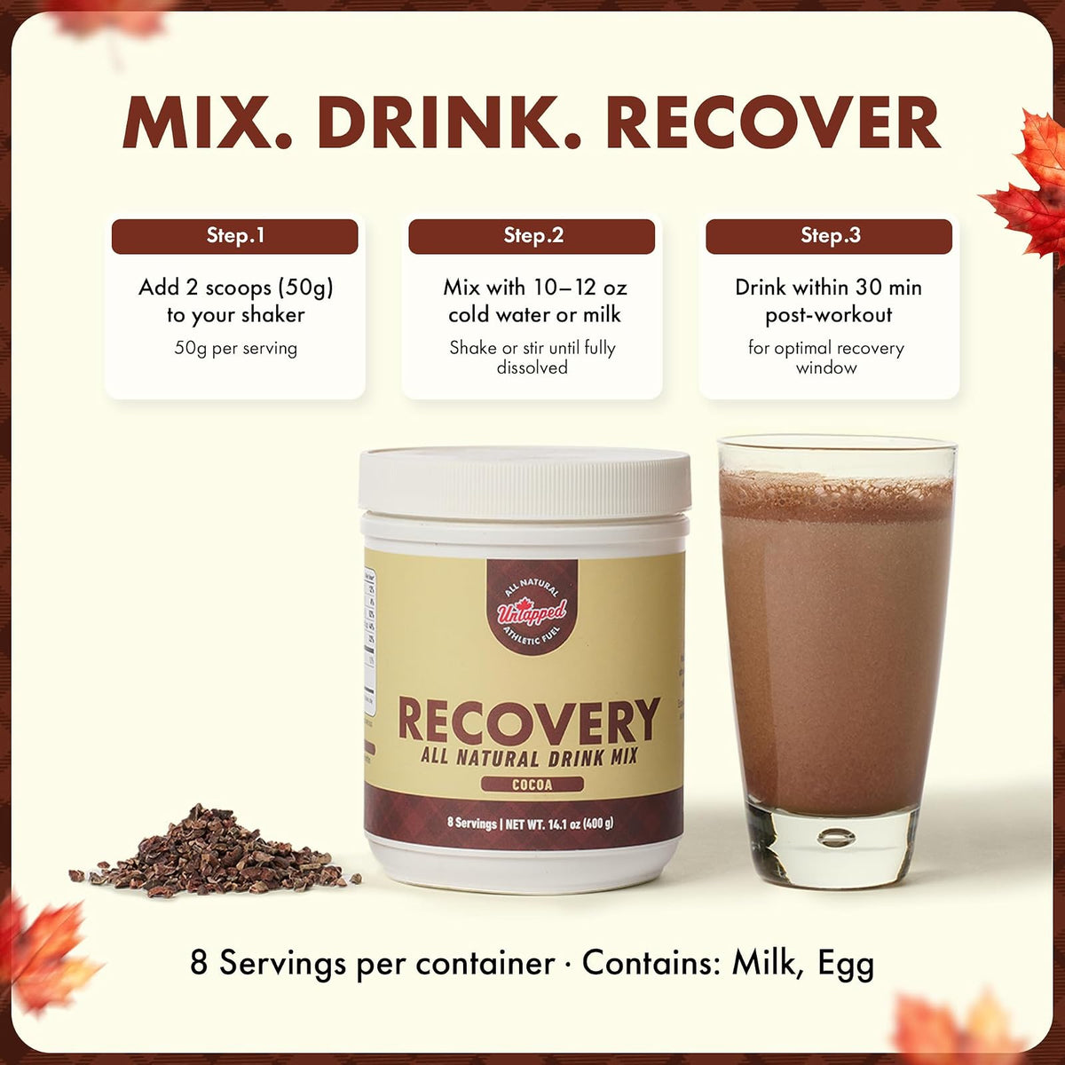 energy-boosting cocoa drink mix