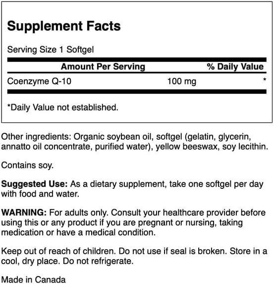 energy boosting CoQ10 capsules