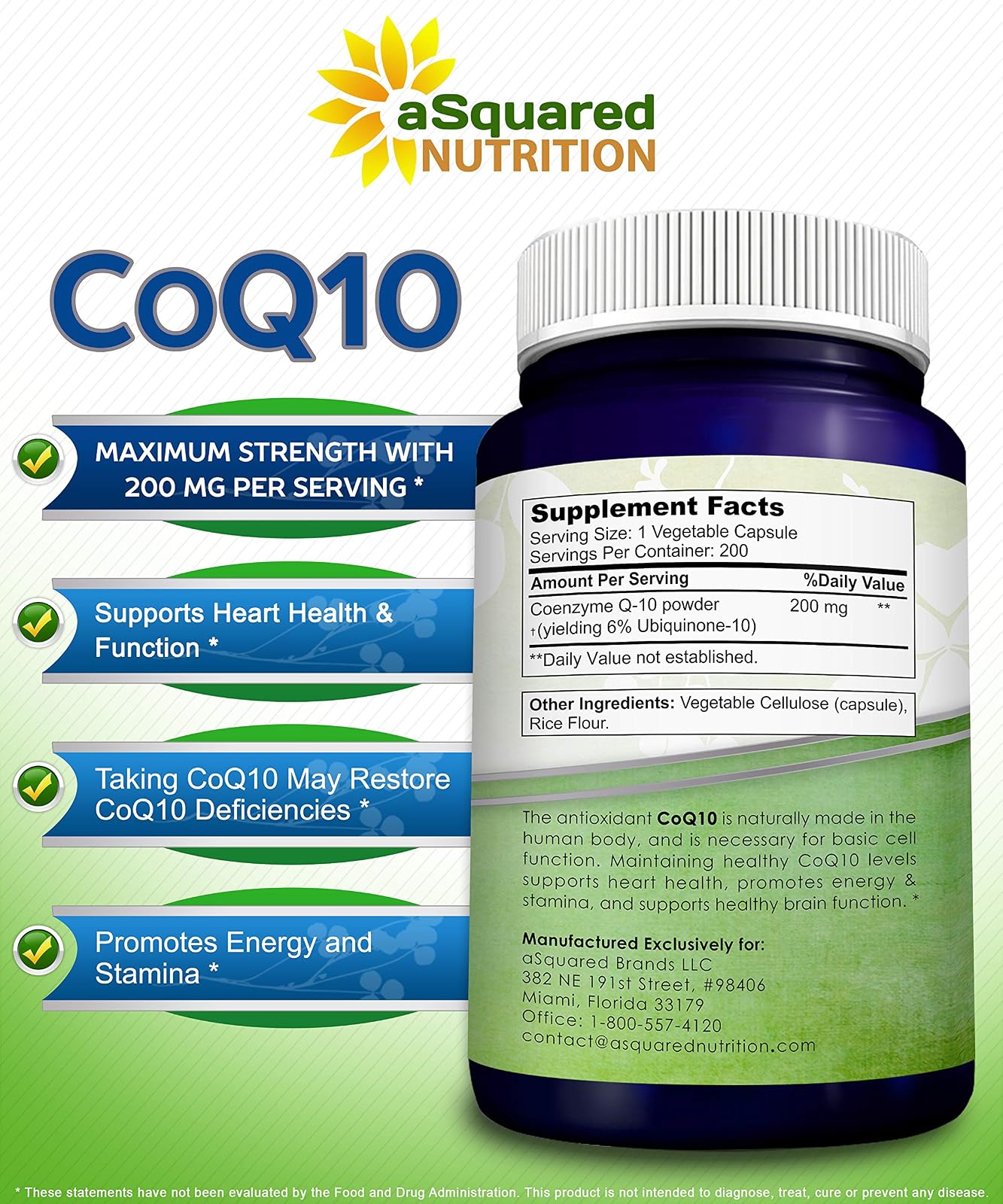 energy boosting coq10 capsules