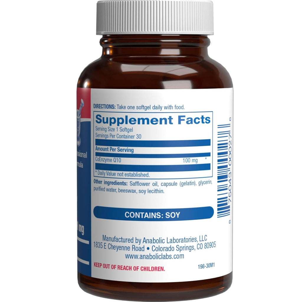 Energy boosting CoQ10 supplement