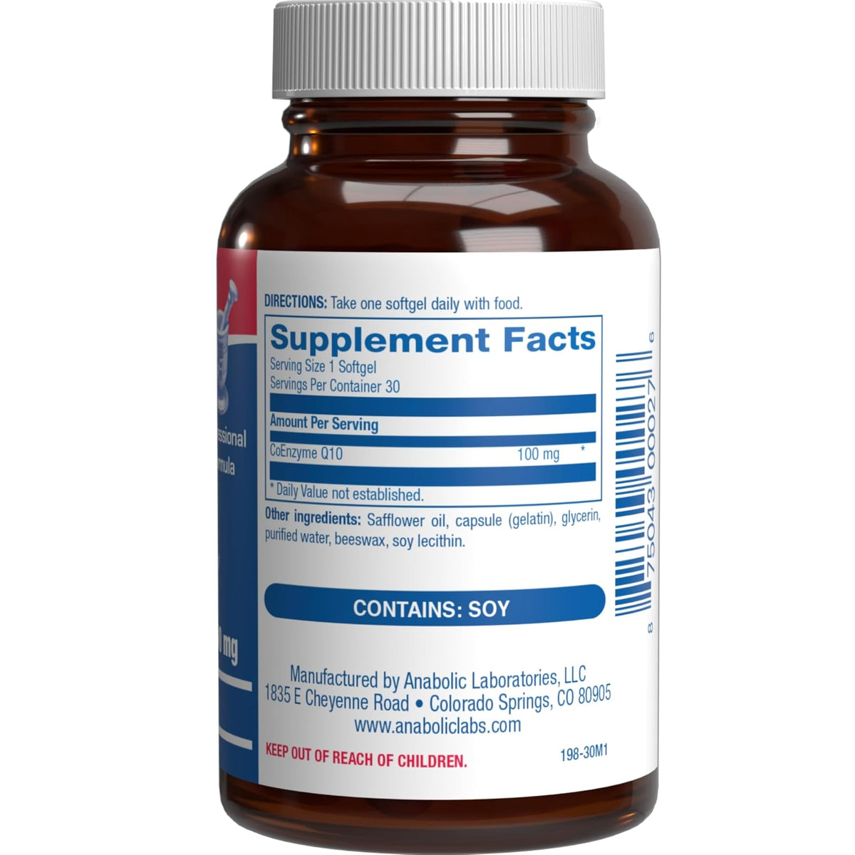 Energy boosting CoQ10 supplement