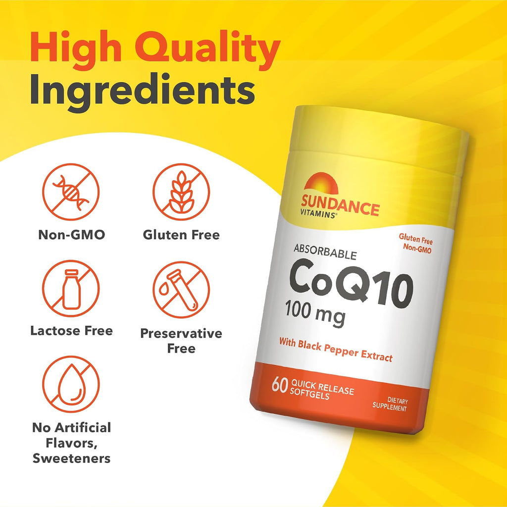 Energy boosting CoQ10 supplement