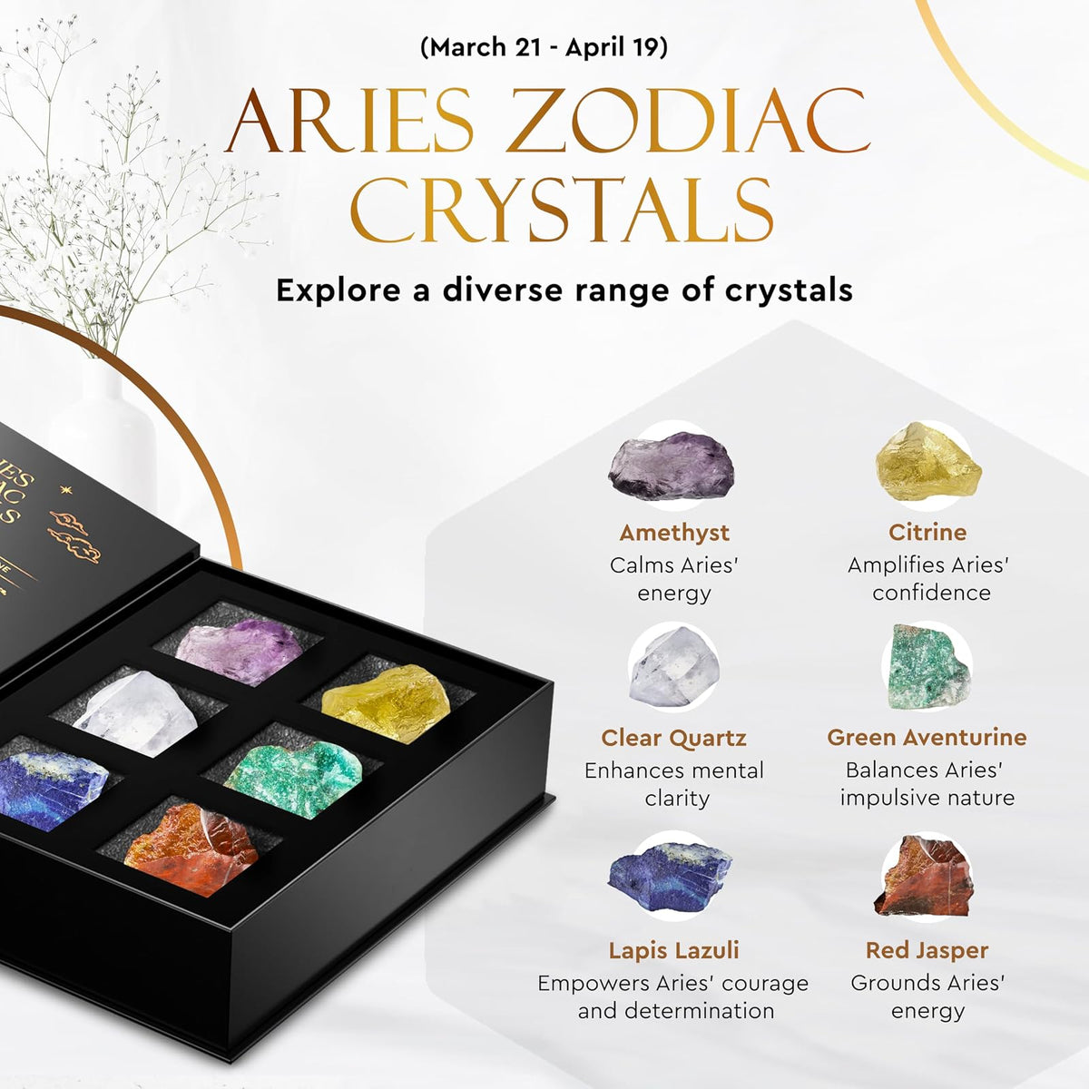 energy boosting crystal healing stones