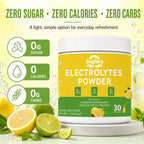 Energy-boosting electrolyte powder sachets