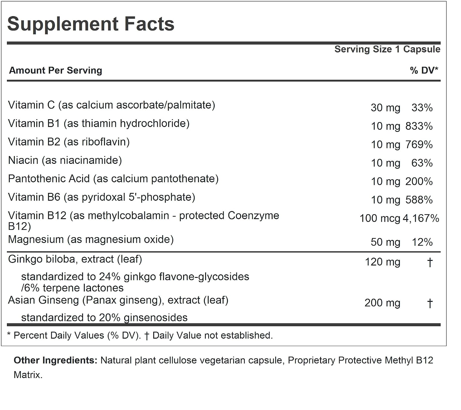 energy boosting ginkgo plus ginseng