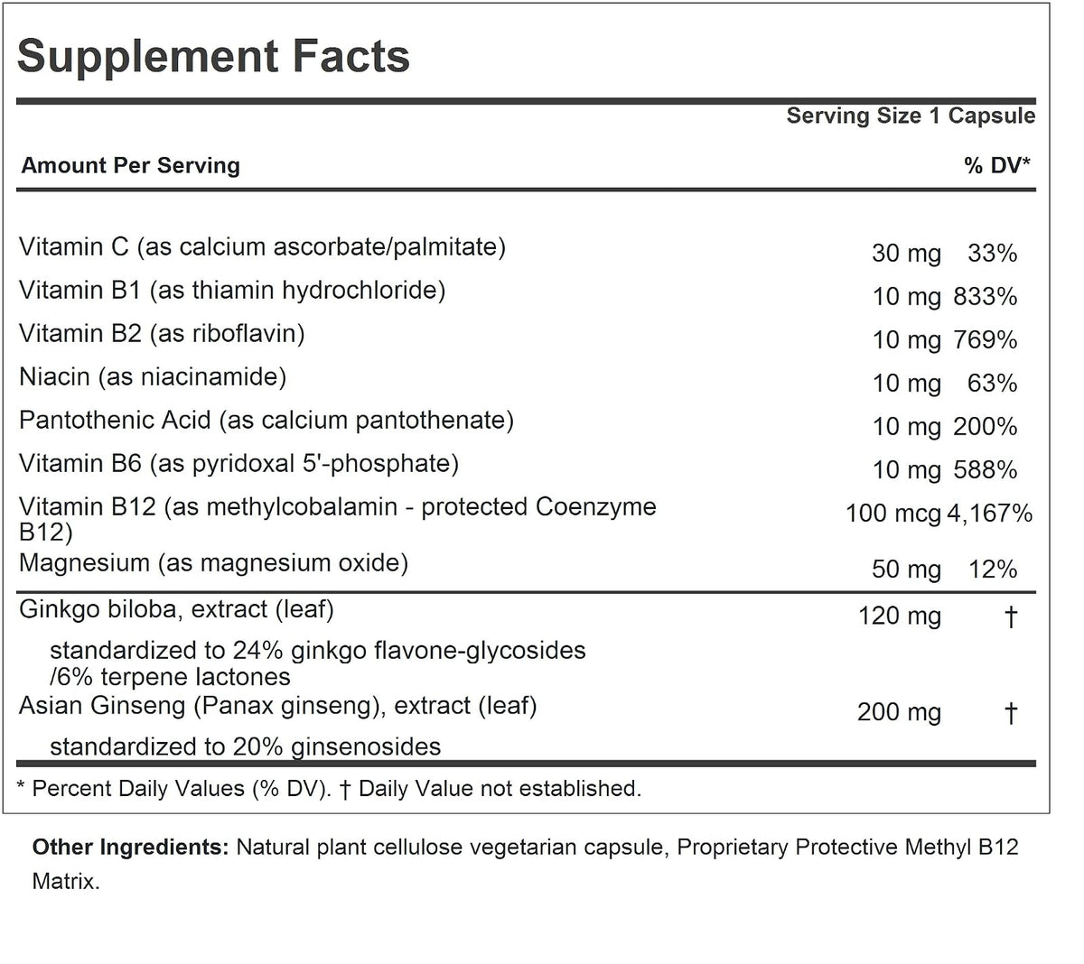 energy boosting ginkgo plus ginseng
