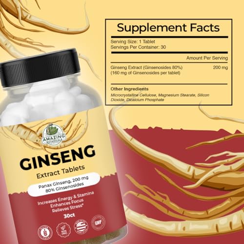 energy-boosting ginseng extract tablets