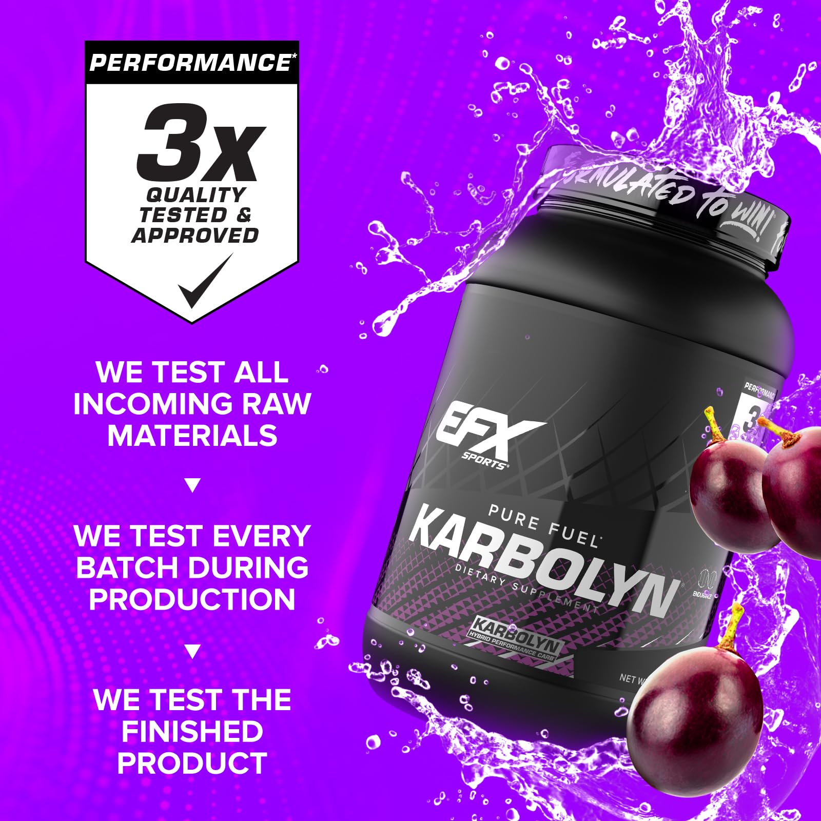 energy-boosting grape Karbolyn Fuel
