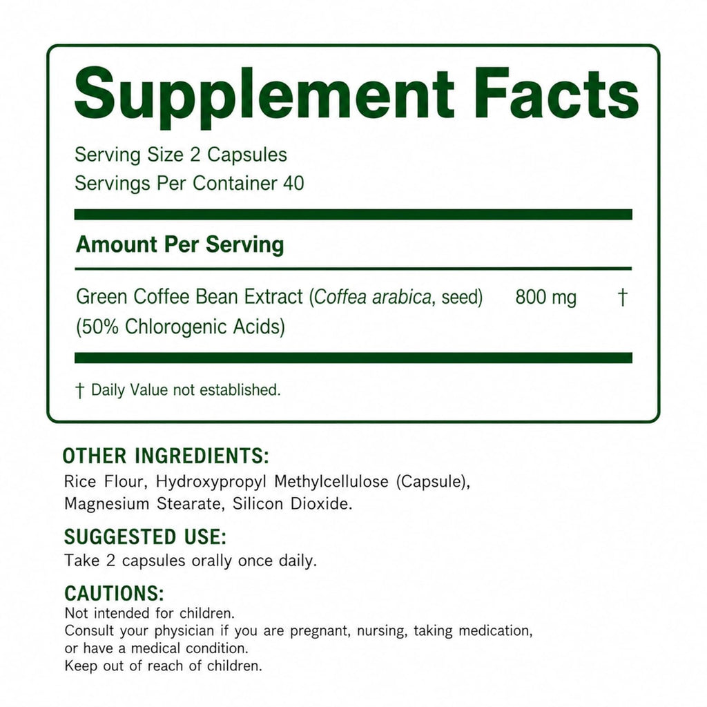 energy boosting green coffee