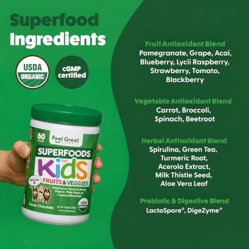 Energy-boosting greens for active kids