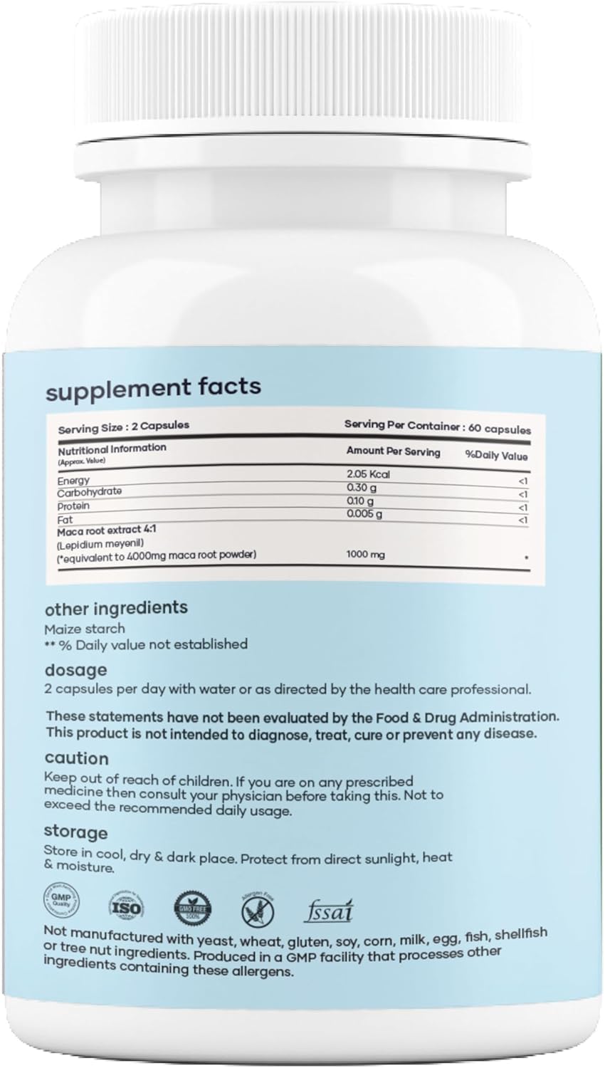 Energy-boosting herbal capsules