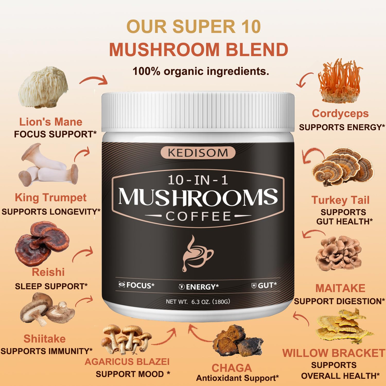energy-boosting instant coffee blend