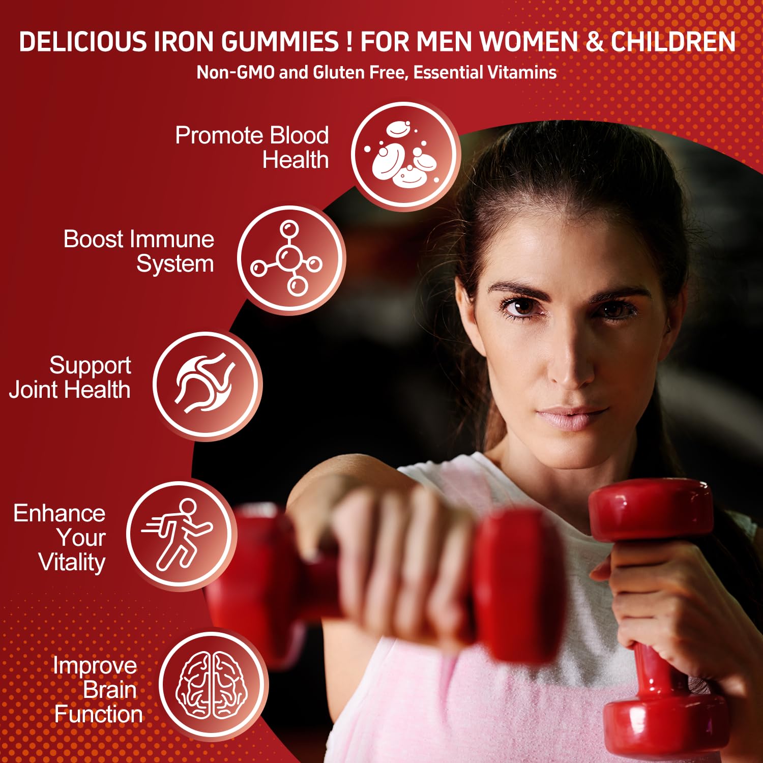 energy-boosting iron gummies for athletes